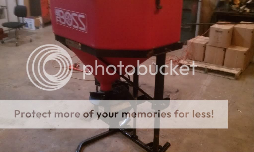 Boss 1100 smart hitch salt spreader | Snow Plowing Forum