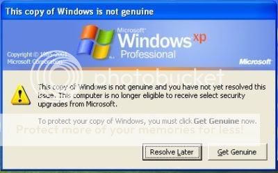 Disabling Windows Genuine Advantage Notification (Win XP) | Antics of ...