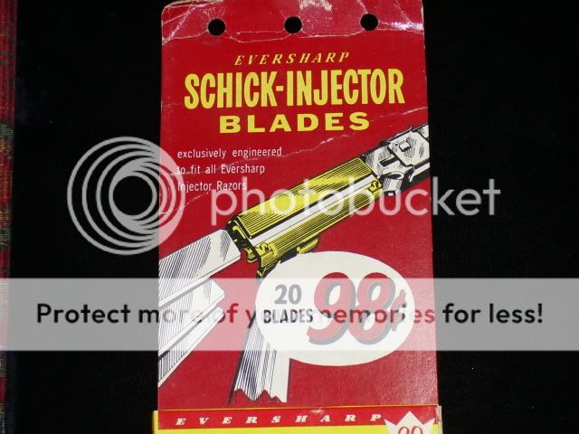Vintage Schick Injector Blade Display | TheShaveDen