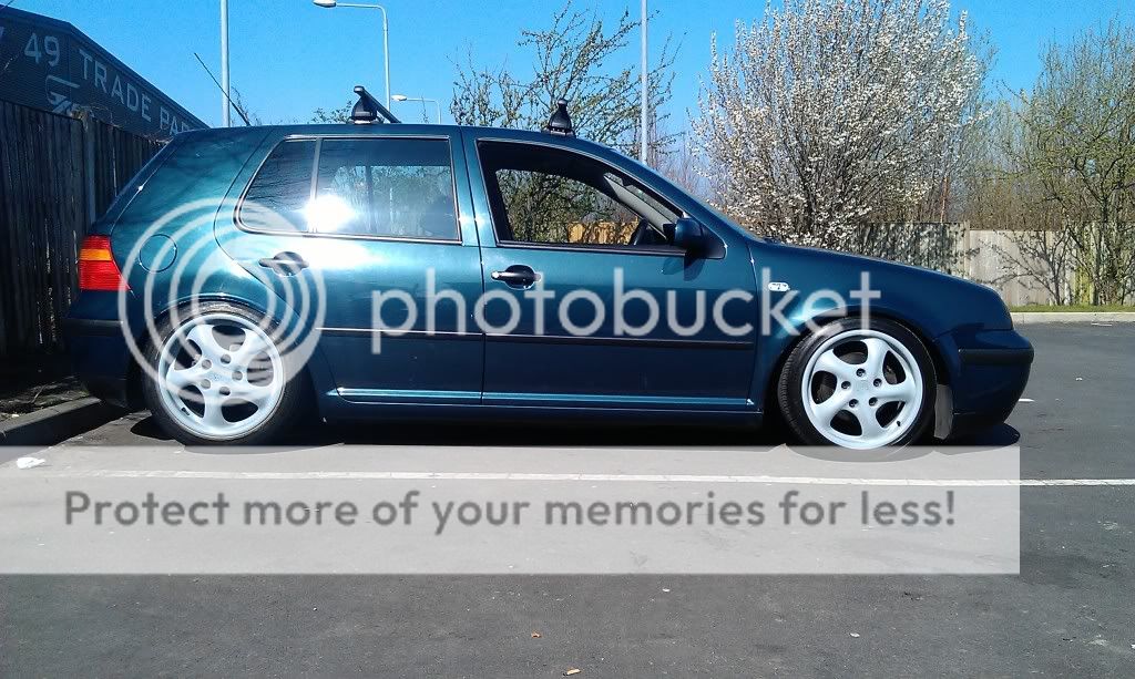 cherry's mk4 golf. new wheels | Volkswagen Mark IV Forum